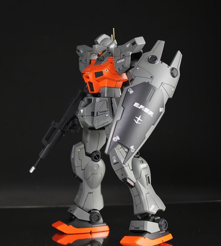 GUNDAM GUY: HGUC 1/144 RGM-79N GM Custom - Custom Build