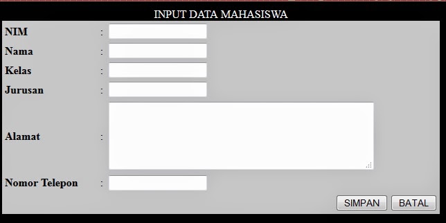 Koma Collage: Cara Membuat Konsep CRUD dengan PHP dan Mysql Dengan Mudah