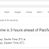 Time Zone Converter in Google Search