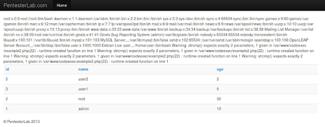 [Pentesterlab write-up] Web For Pentester I - Code & Commands Injection