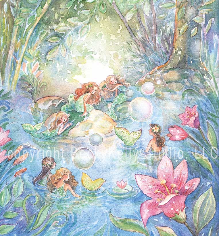 becky kelly artist blog: Fairies and Mermaids Give Away~