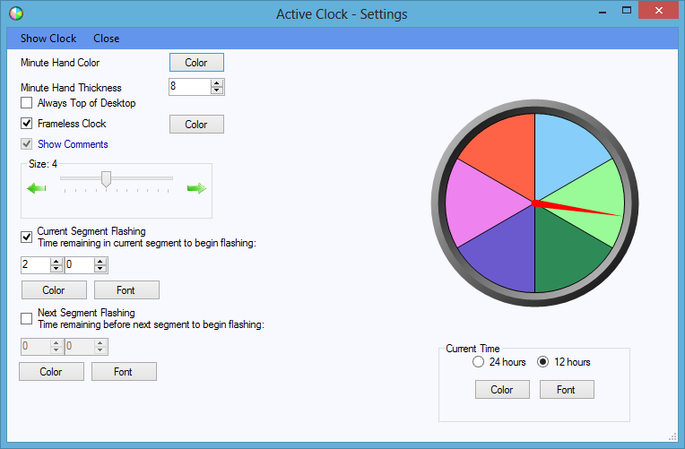 BCC » Tutorials : Active Clock (Frameless)