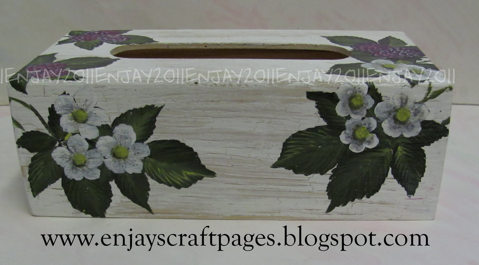 The Jolliffe Cake Company & More: Paint fusion Tissue Box