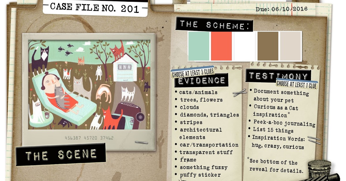 Little Scraps of Magic: Snuggles & Books {CSI Case File No. 201}