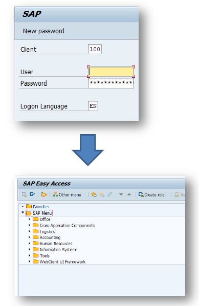 NAVIGATION IN SAP GUI