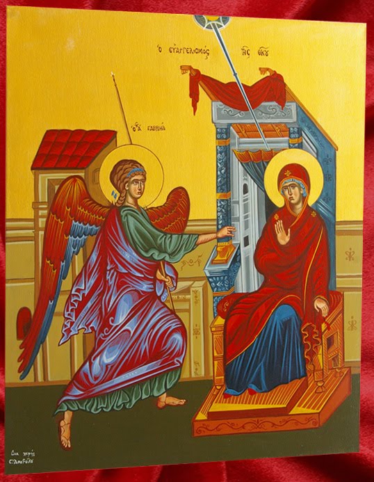 ΘΡΗΣΚΕΥΤΙΚΑ: ΕΙΚΟΝΕΣ ΤΟΥ ΕΥΑΓΓΕΛΙΣΜΟΥ ΤΗΣ ΘΕΟΤΟΚΟΥ