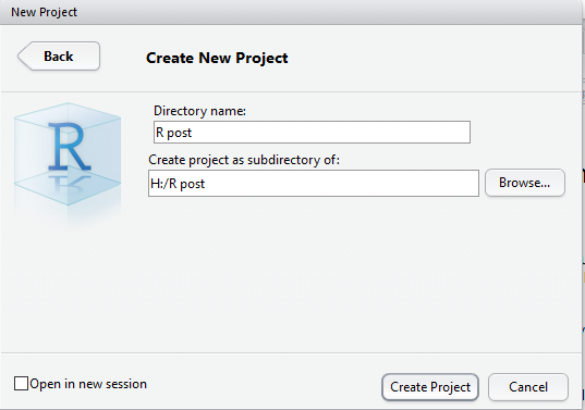 R 스튜디오 설정 및 프로젝트 관리