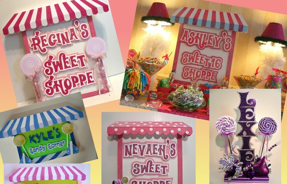 Musing with Marlyss: Sweet Candy Shoppe Signs for parties