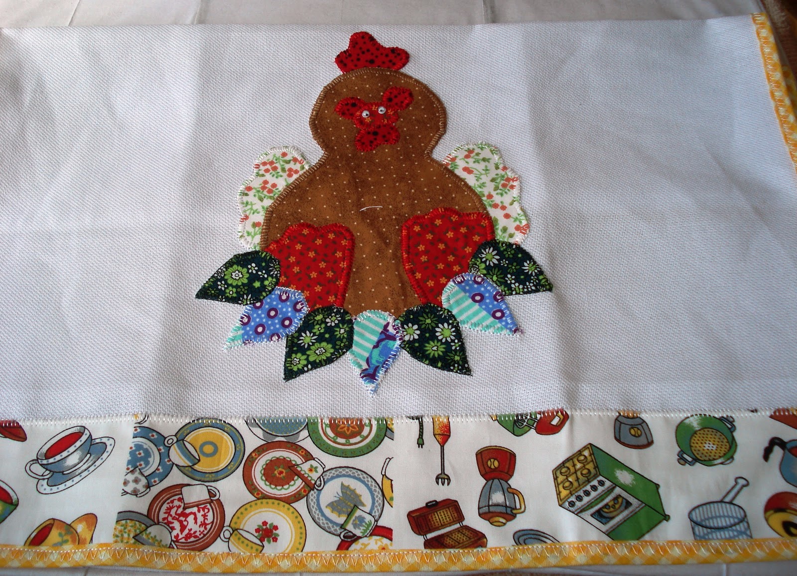 Nina Bordados e Patchwork: Panos de Prato