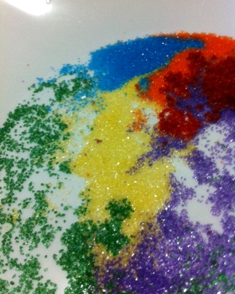 Recetas Sencillas: Azúcar de Colores (Sanding Sugar)