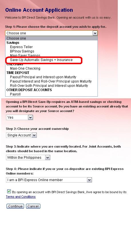 The Solo Homemakers: How To Open Your BPI Direct Save-Up Account