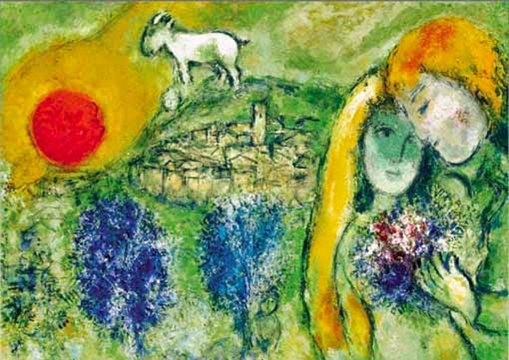 PuzzleGaleri Blog: Marc Chagall tablolarındaki büyülü güzellikler!