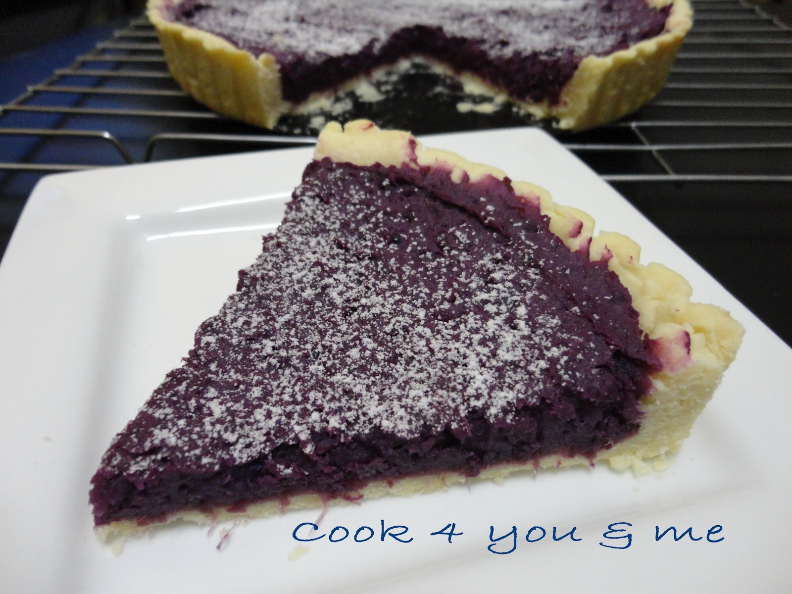 Cook 4 You & Me......: Purple Sweet Potato Pie