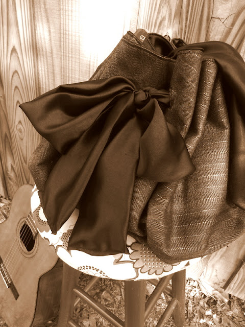 Morning by Morning Productions: Satin Sash Bag