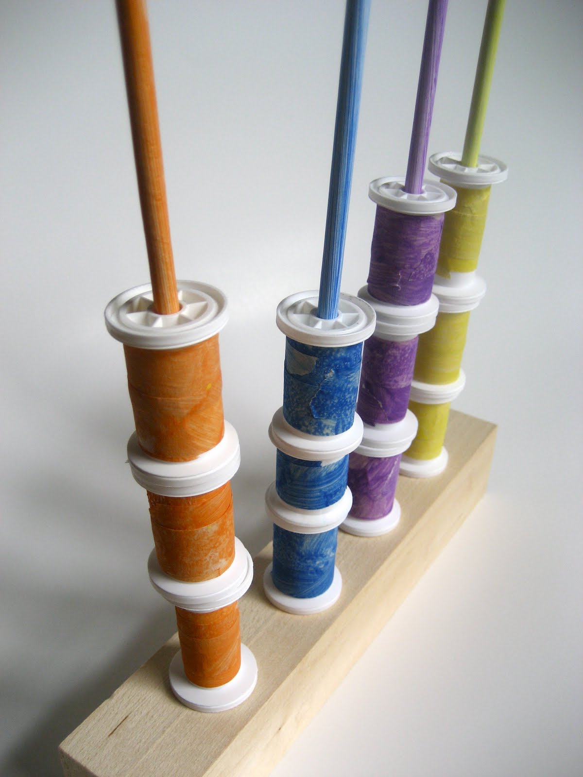 a little gray: Tutorial: Spool Stacker Toy