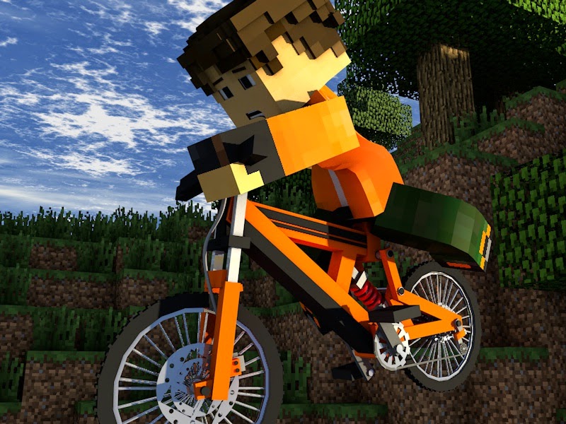 Its About My Life: Minecraft Bicycle Rig Cinema 4D