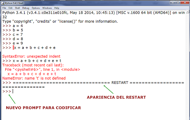 APRENDER A PROGRAMAR CON PYTHON: T3. IDLE DE PYTHON 3