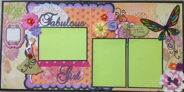 AMAZING GRACE Paper Crafts: Girly girl layouts!