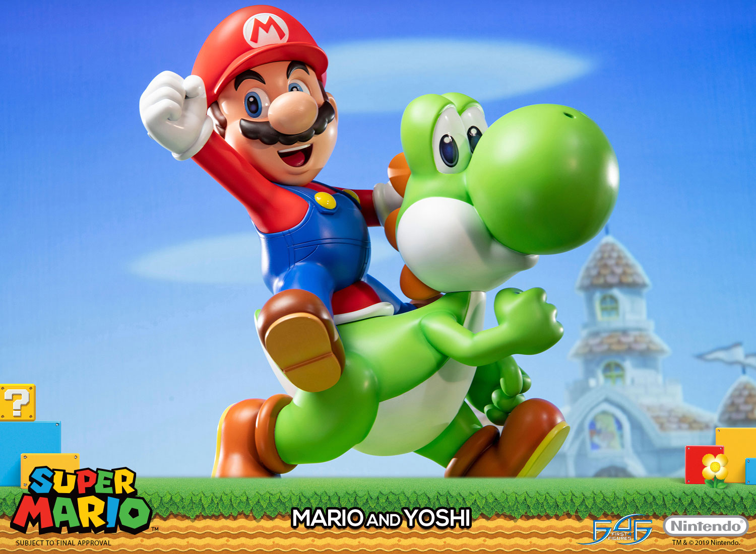 Super Mario - Mario and Yoshi (First 4 Figures)