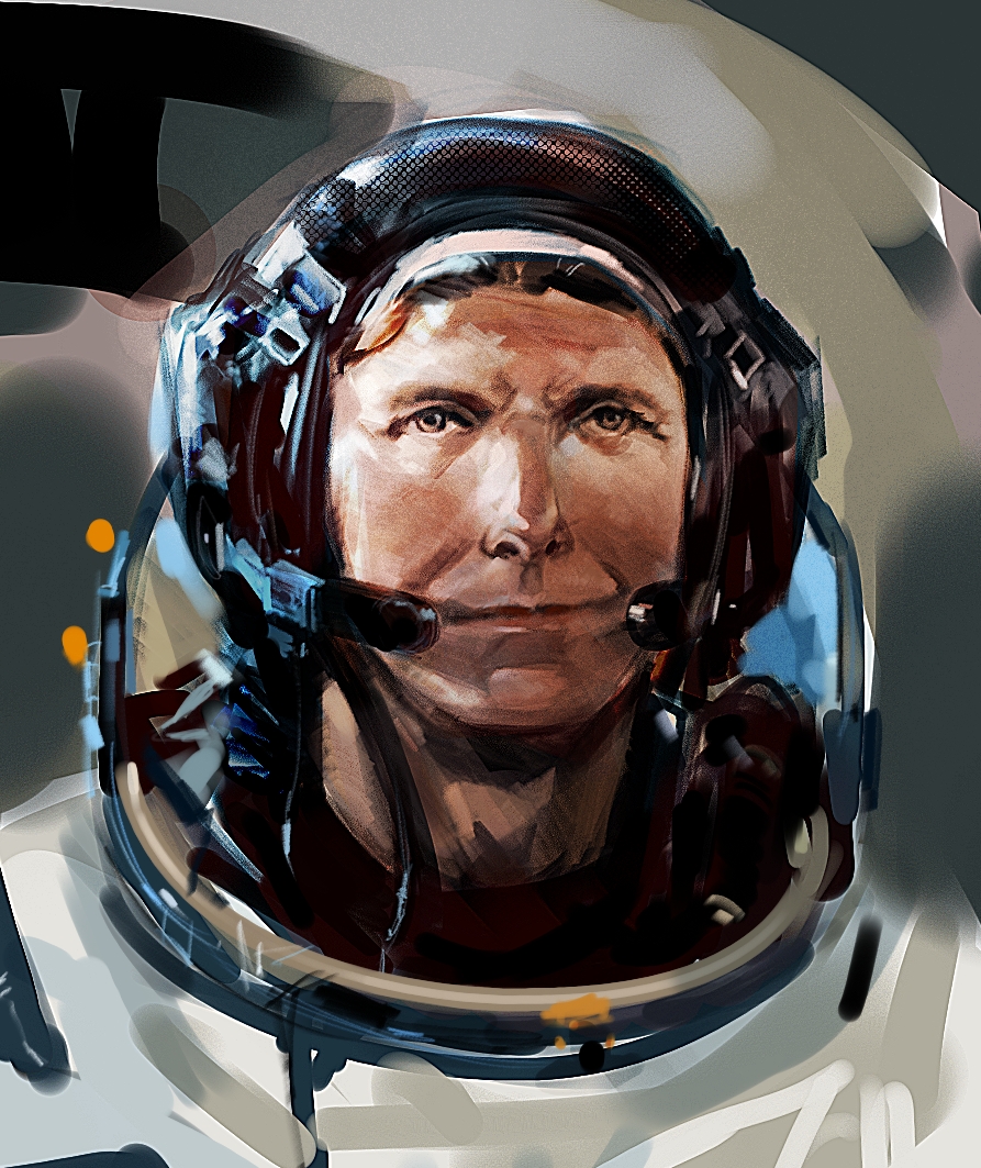 Dan Milligan Illustration Ltd. art blog: Cosmonaut