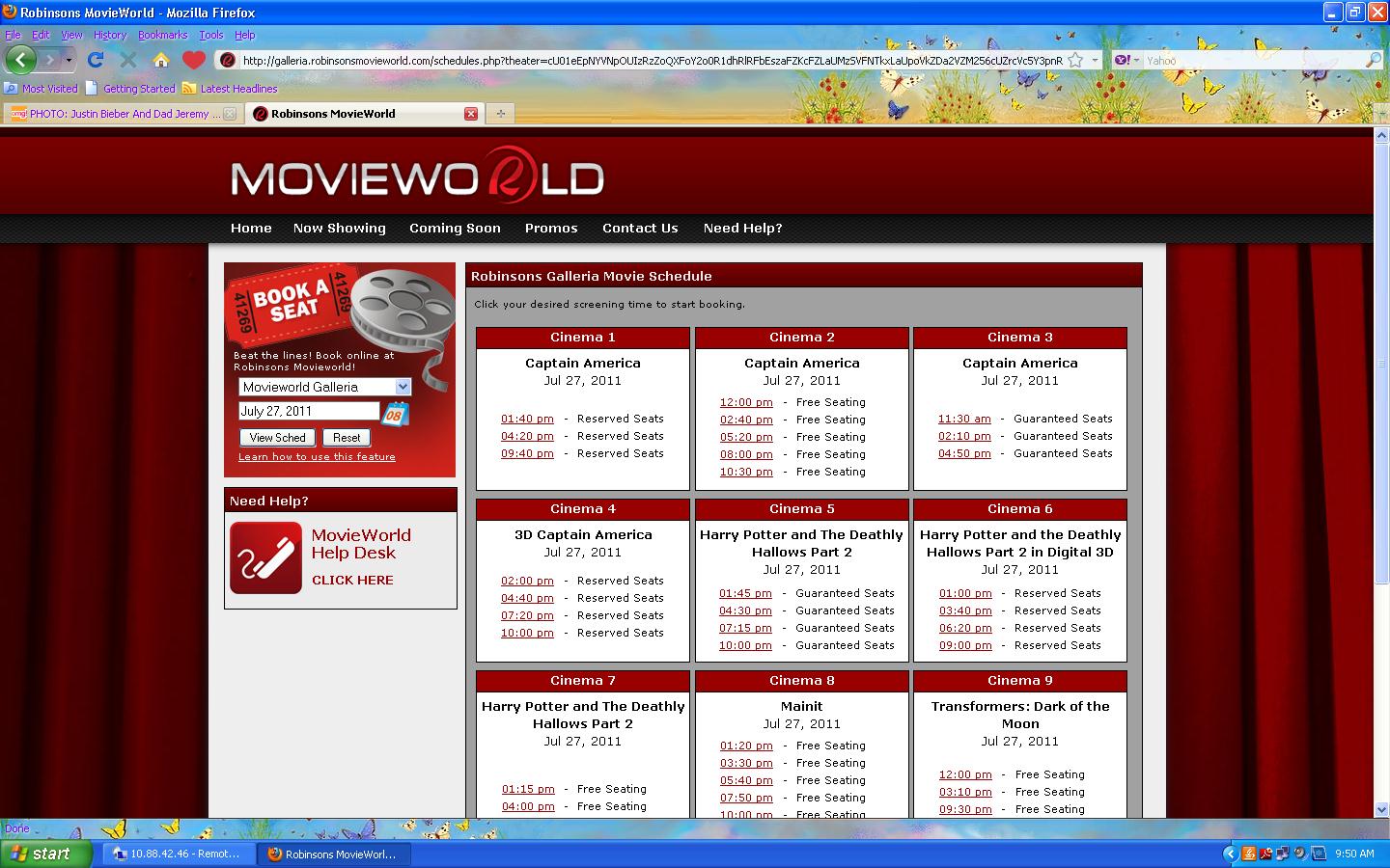 Anything goes...: Online Booking from Robinson's Movieworld