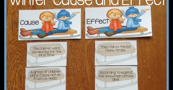 Classroom Freebies Too: Winter Cause and Effect Matching Game