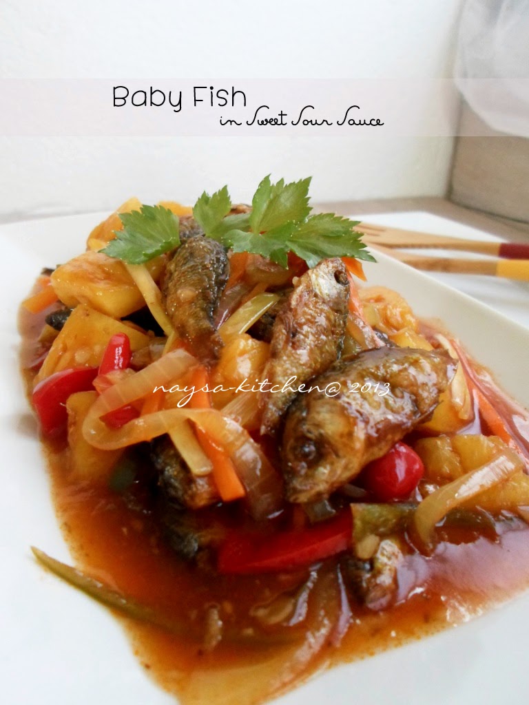 Baby Fish in Sweet Sour Sauce | Naysa Kitchen