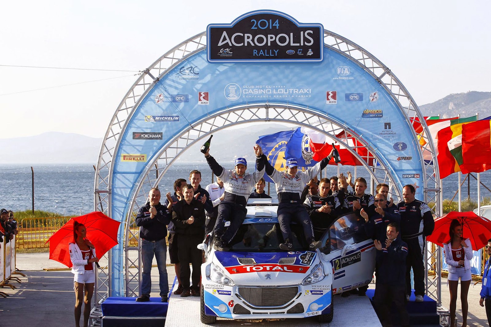 RALLY ACROPOLIS 2014: Θριαμβευτής ο Graig Breen με PEUGEOT 208 T16 R5 ...