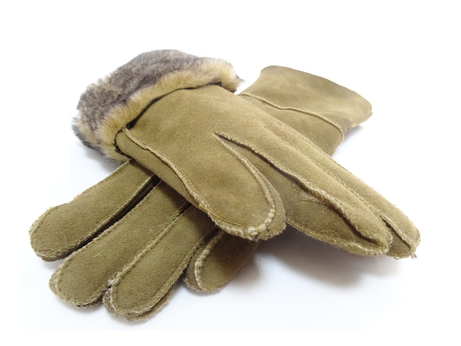 Cimdi....pirkstaiņi: Dabīgas aitādas cimdi