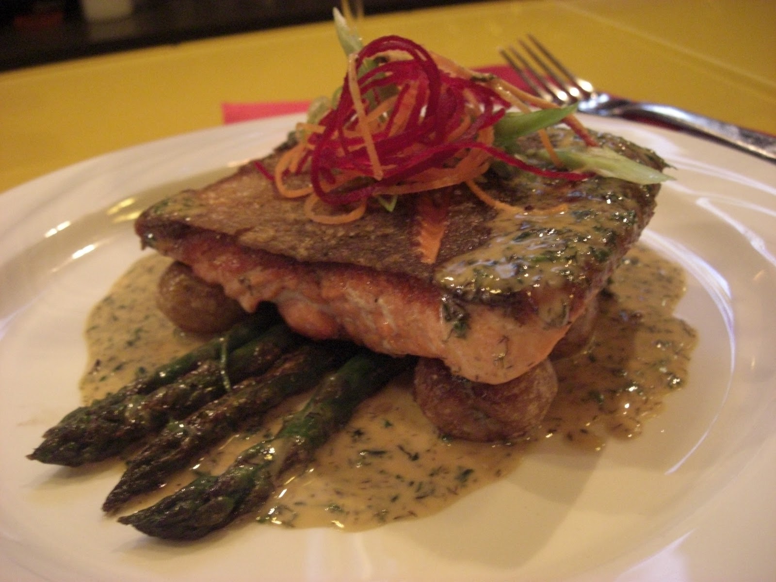 For the Love of Food: Chef Willy's Wild Alaskan Salmon Saboré Style