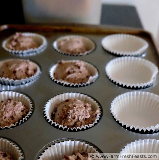 Farm Fresh Feasts: Grilled Cherry Muffins #Muffin Monday