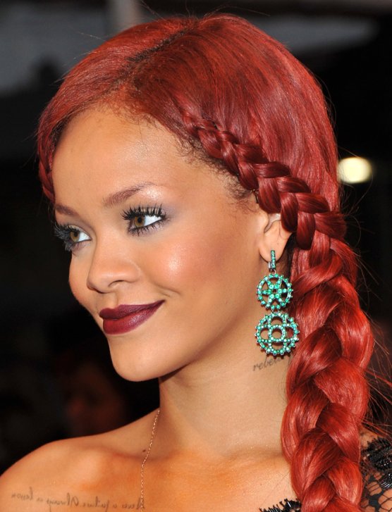 SHAMPALOVE: Rihanna's Inspiring Red Braid