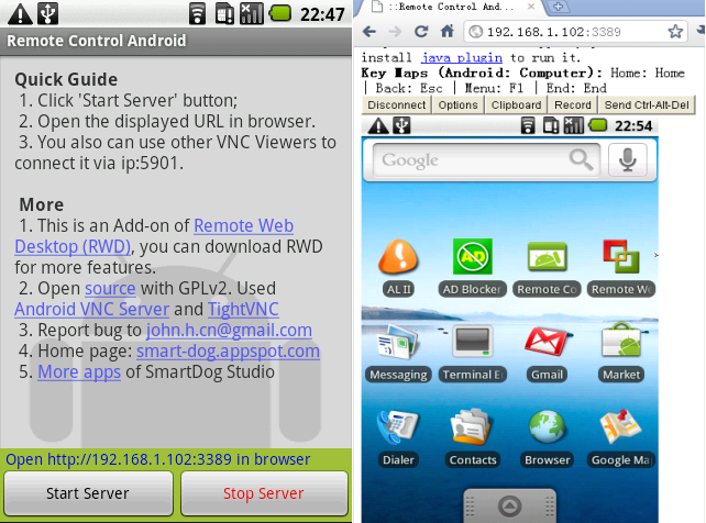 SmartDog Studio: Remote Control Your Android Phone in Browser