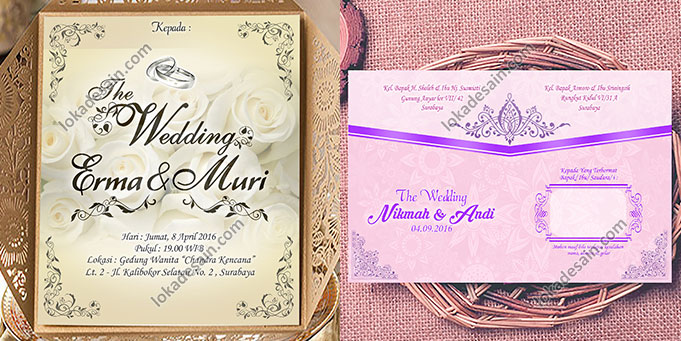 Jasa Desain Undangan Pernikahan | LOKA DESAIN - Jasa Desain Grafis ...