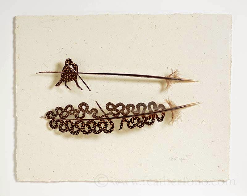 This Artist Turns Feathers into an Amazing Art Pieces. ~ Pix to Share