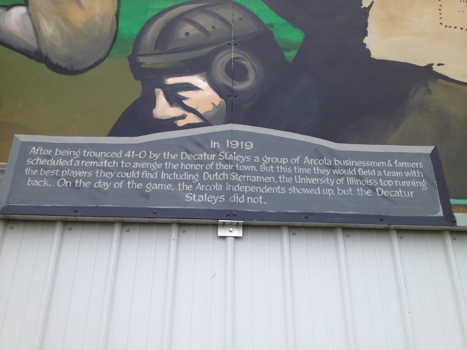 Decatur Staleys Mural