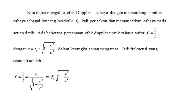 MATERI 12: EFEK DOPLER | Belajar Optik Bersama