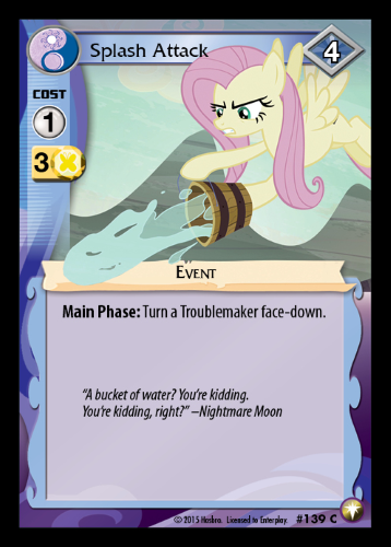My Little Pony Splash Attack Equestrian Odysseys CCG Card | MLP Merch