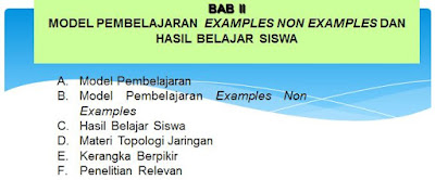 MODEL PEMBELAJARAN EXAMPLES NON EXAMPLES - PENDIDIKAN POPULER