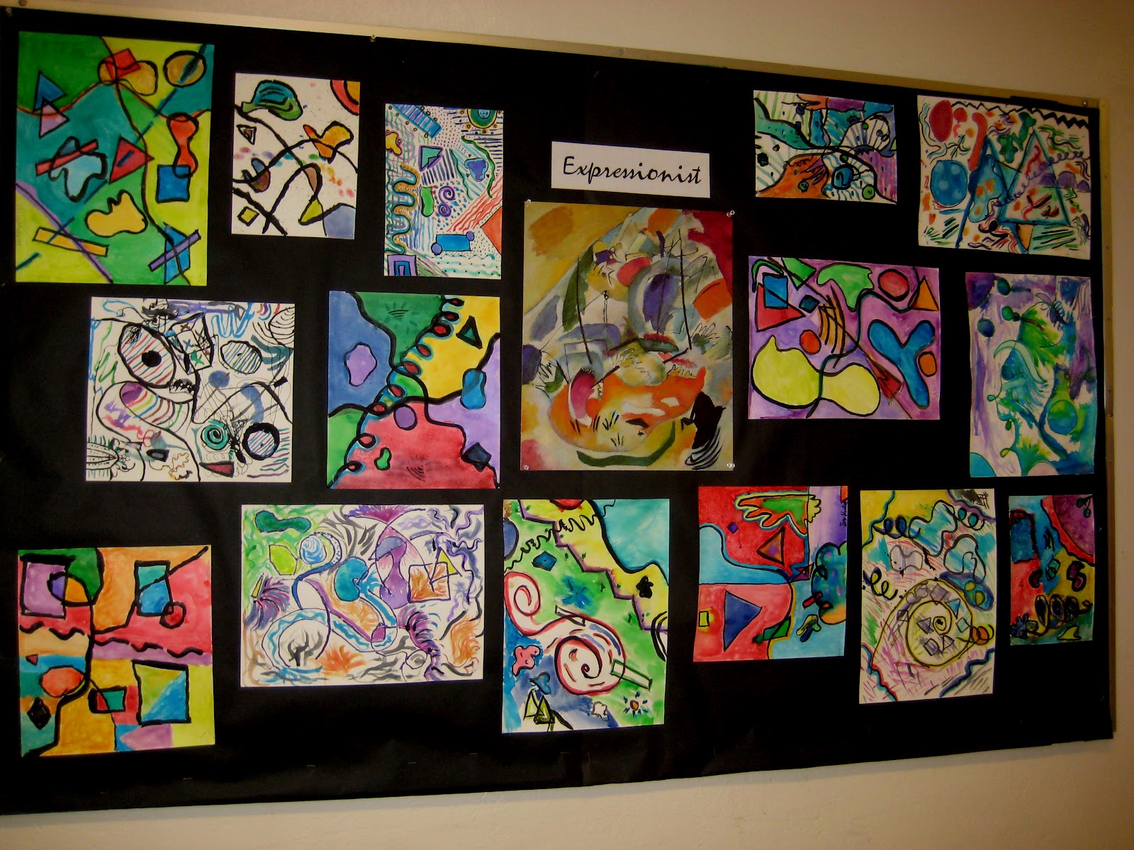 Mrs. Art Teacher!: Kandinsky watercolor - round two