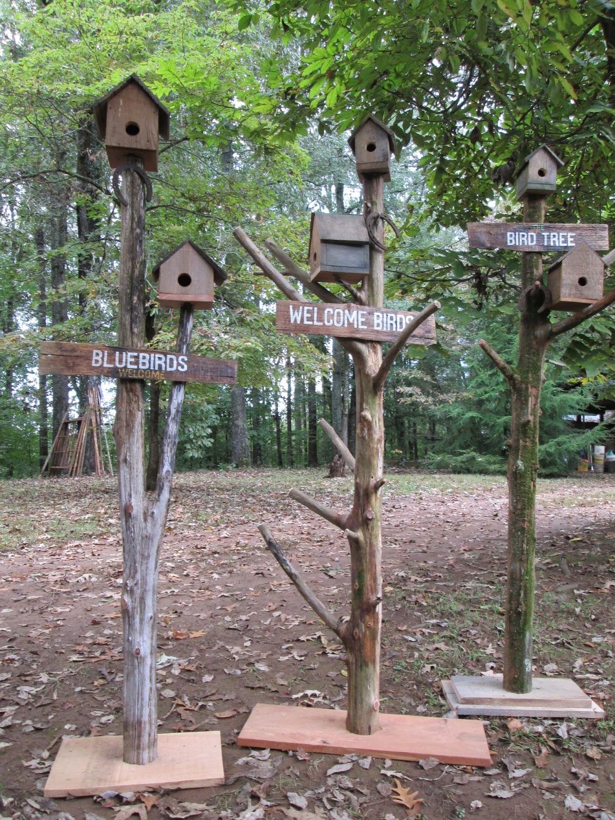 McCoy Farm and Folk Art: More Bird House Trees