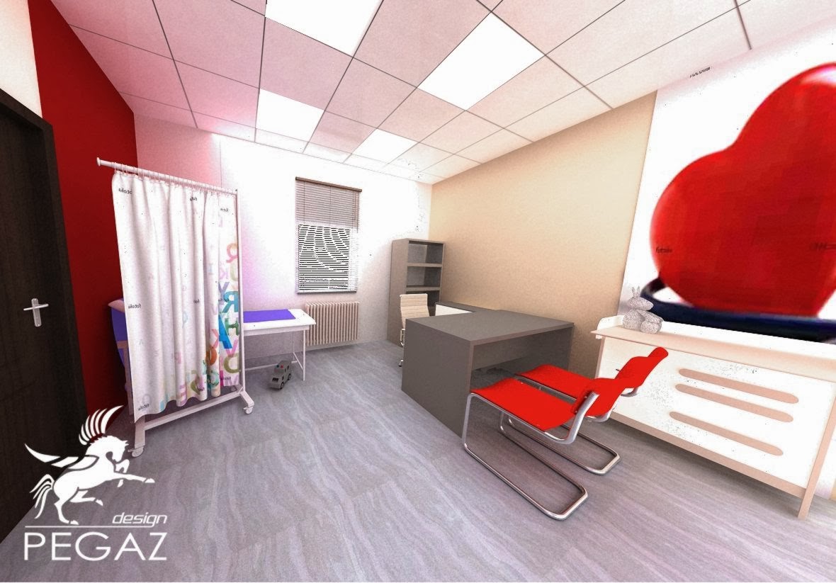 Pegaz Design Justyna Łuczak: Projekt prywatnej przychodni zdrowia ...