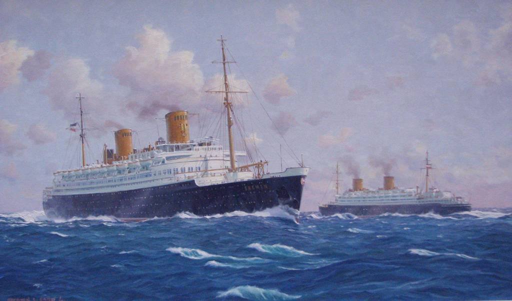 HISTORY - ts / ss BREMEN and ts / ss EUROPA