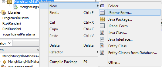 Tutorial Membuat Aplikasi Menghitung Nilai Mahasiswa Di Java - Projectnya Programmer