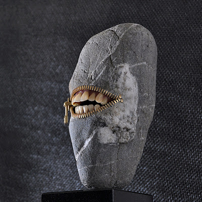 Joshua Howe: Laughing Stone and Zippered Rocks from Hirotoshi Ito