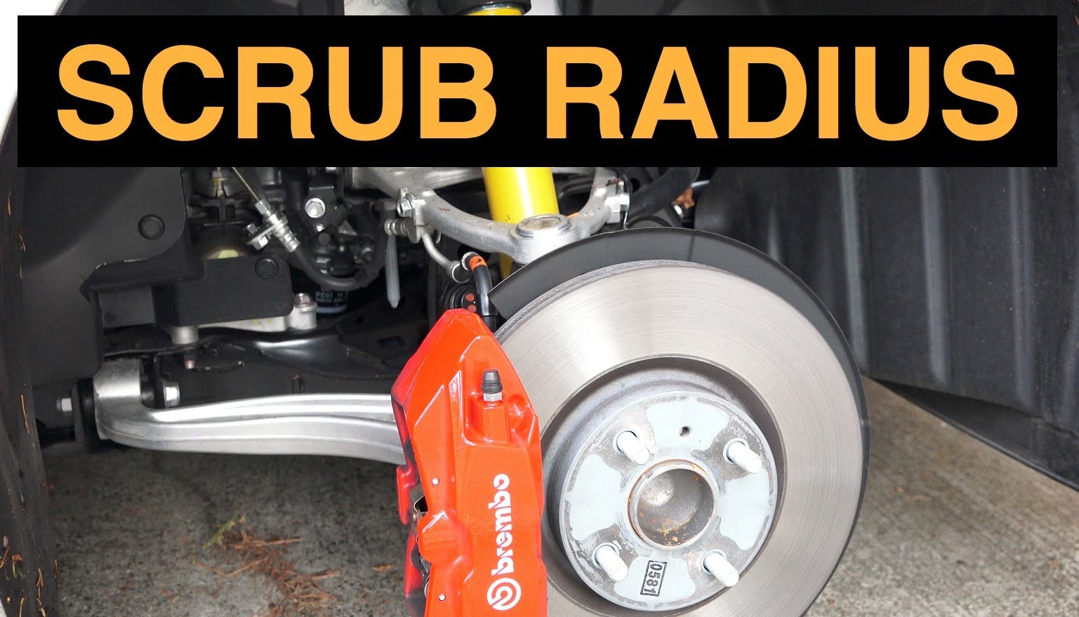 Scrub radius