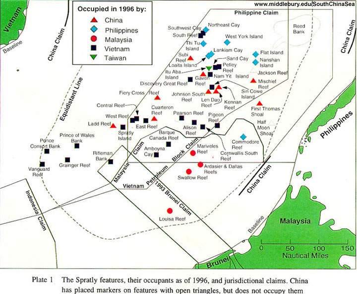 THE PROJECT REVIEW: Interesting Places : The Spratly Islands