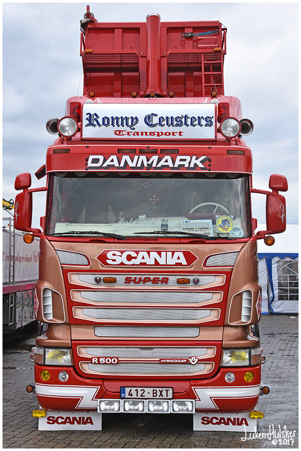 SCANIA: Scania R500 V8 Ronny Ceusters Transport Danmark (B)