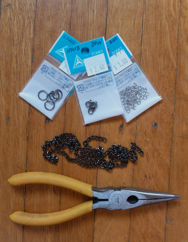 Letters from the Lighthouse: DIY Chain Harness Bracelet