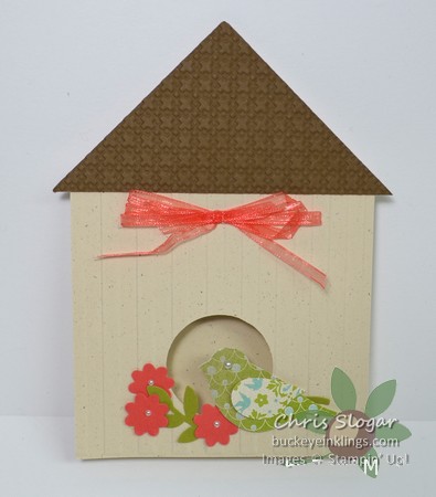 STAMP WITH SHEL : 4.20.2017...Bird House Card...